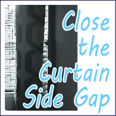 How to Close the Curtain Side Gap