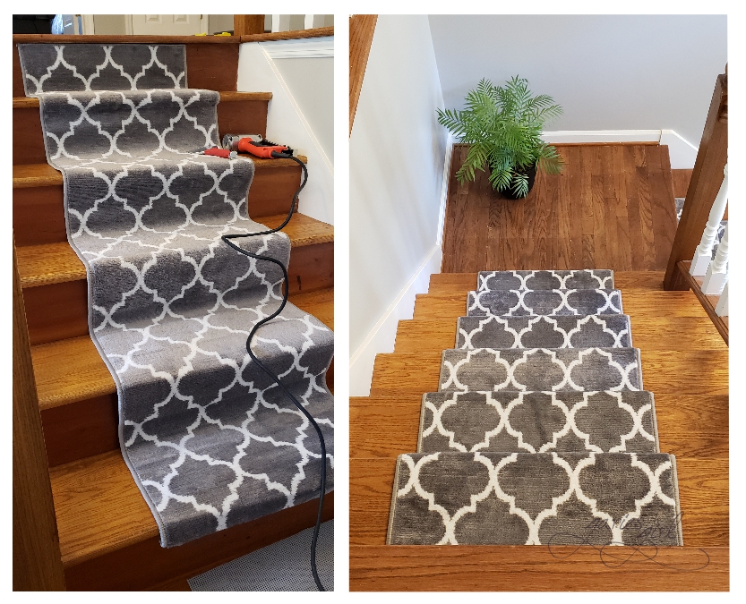 DIY Stair Runner Refresh